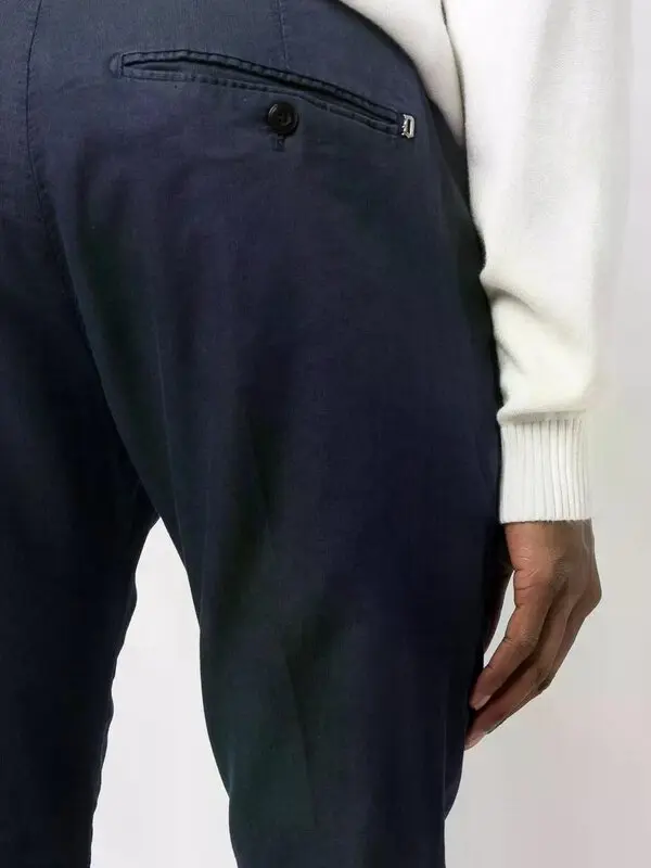 DONDUP Mid-rise Slim-cut Chinos - Blue