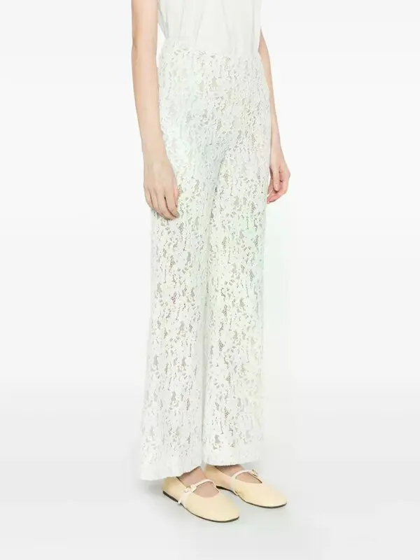 TWINSET Lace Trousers - Green