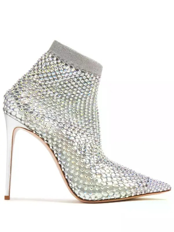 LE SILLA Gilda 120mm Leather Boots