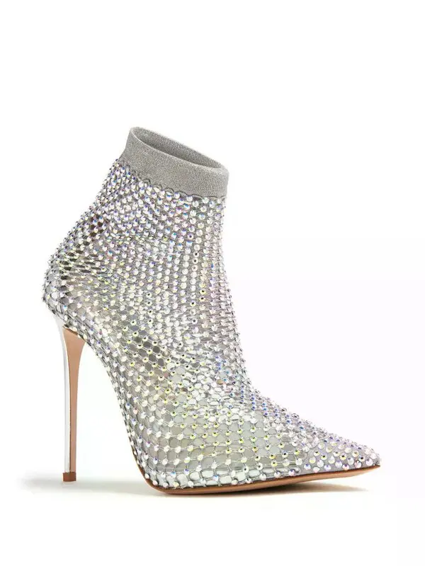 LE SILLA Gilda 120mm Leather Boots