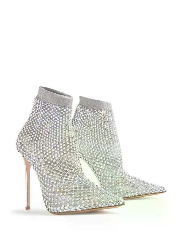 LE SILLA Gilda 120mm Leather Boots