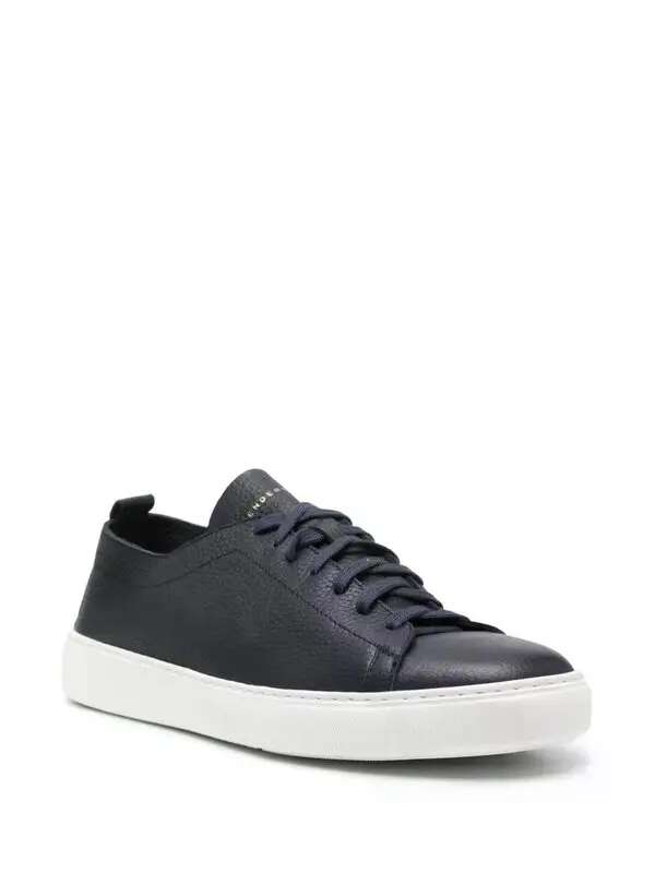 HENDERSON BARACCO Grainy Leather Sneakers - Blue