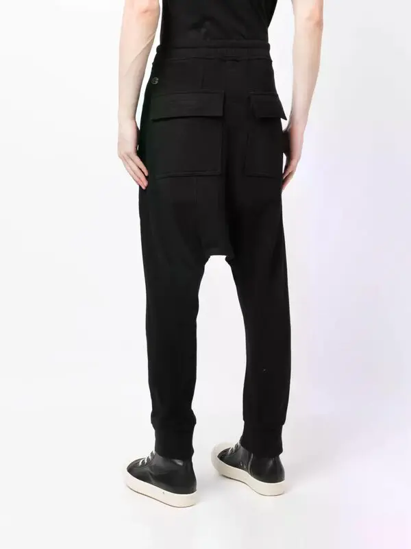 Rick Owens Prisoner Drop-crotch Track Pants - Black