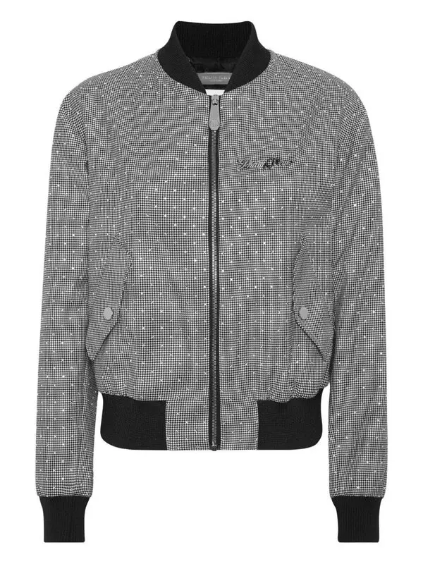 Philipp Plein Cropped Bomber Jacket