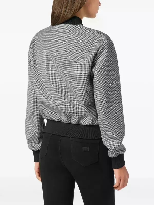 Philipp Plein Cropped Bomber Jacket