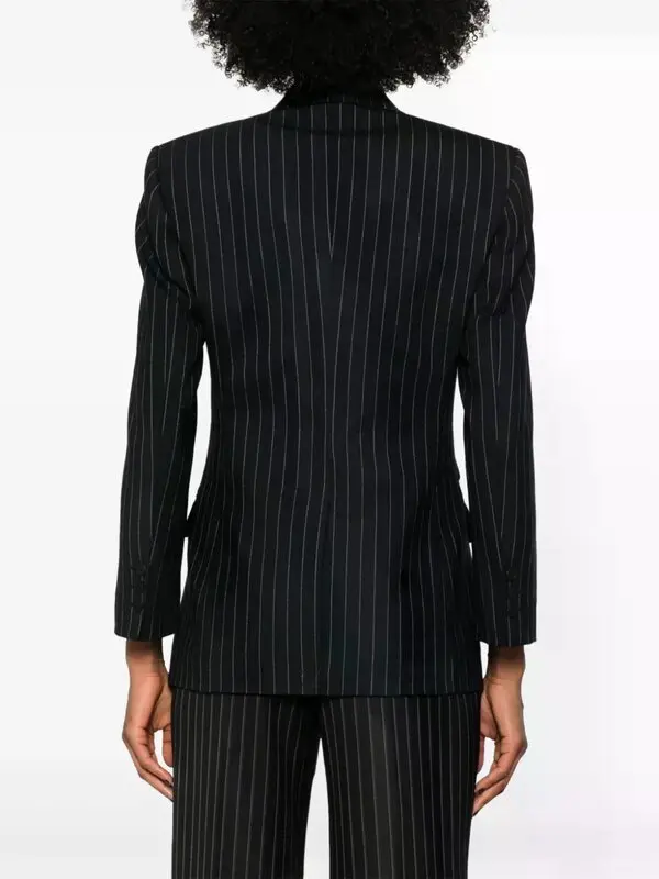 Sandro Pinstriped Double-breasted Blazer