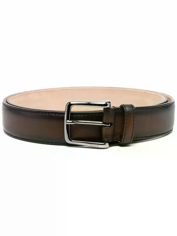 TOD'S Metal Buckle Belt - Brown