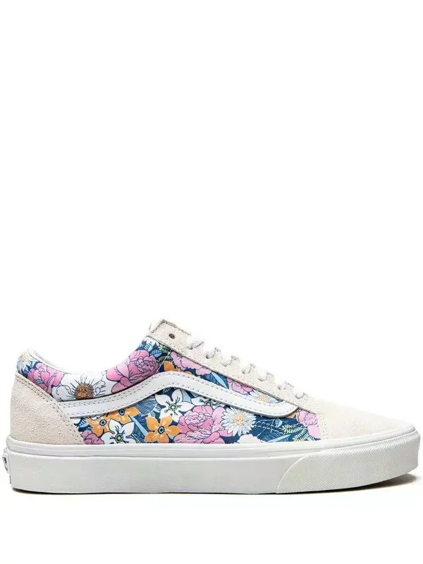 VANS Old Skool Retro-floral Sneakers - Neutrals