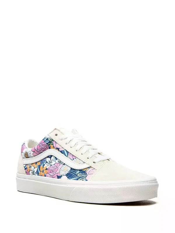 VANS Old Skool Retro-floral Sneakers - Neutrals