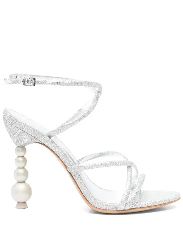 SOPHIA WEBSTER 100mm Perla Sculpted Heel Sandals