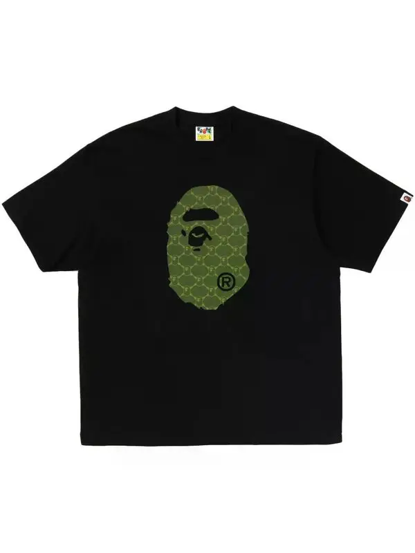 A BATHING APE Cotton T-shirt - Black