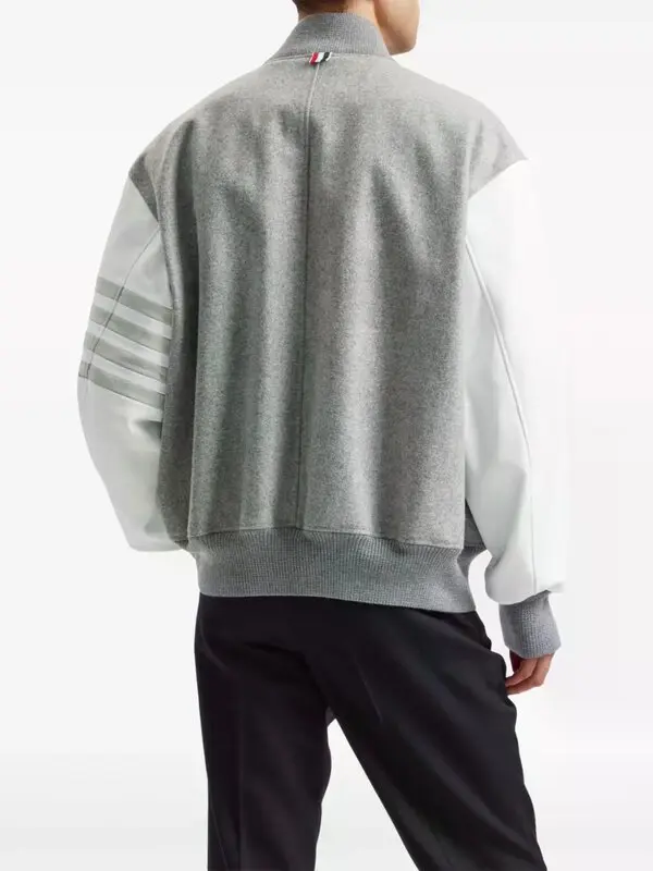 Thom Browne 4-bar Stripe Wool Bomber Jacket