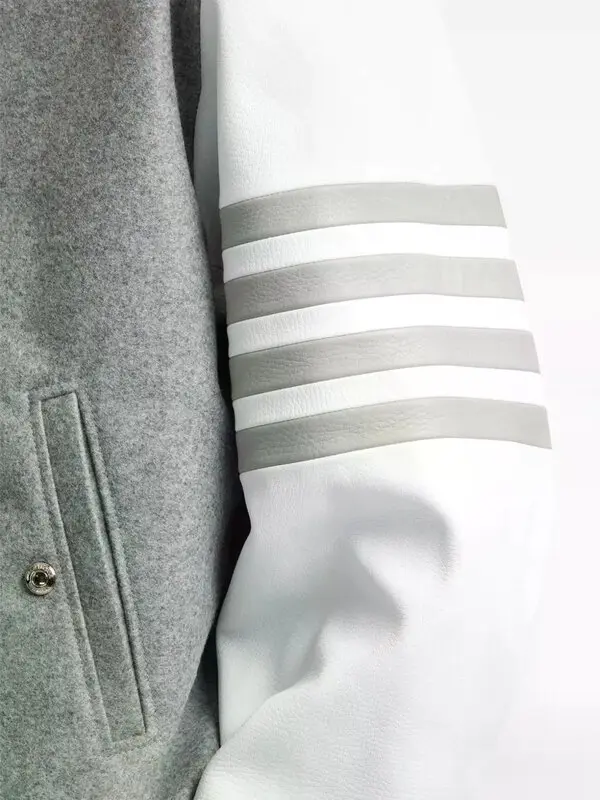 Thom Browne 4-bar Stripe Wool Bomber Jacket