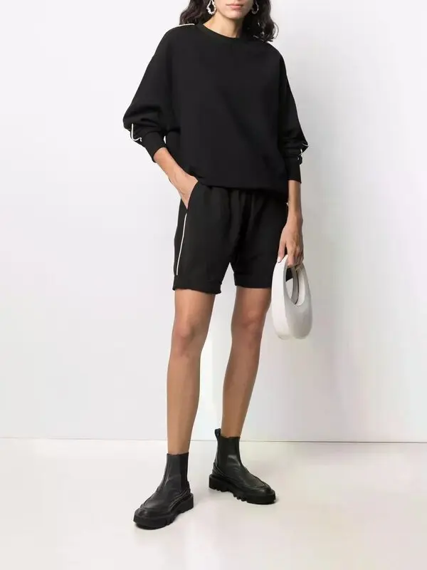Alchemy Fashions Piped Trim Running Shorts