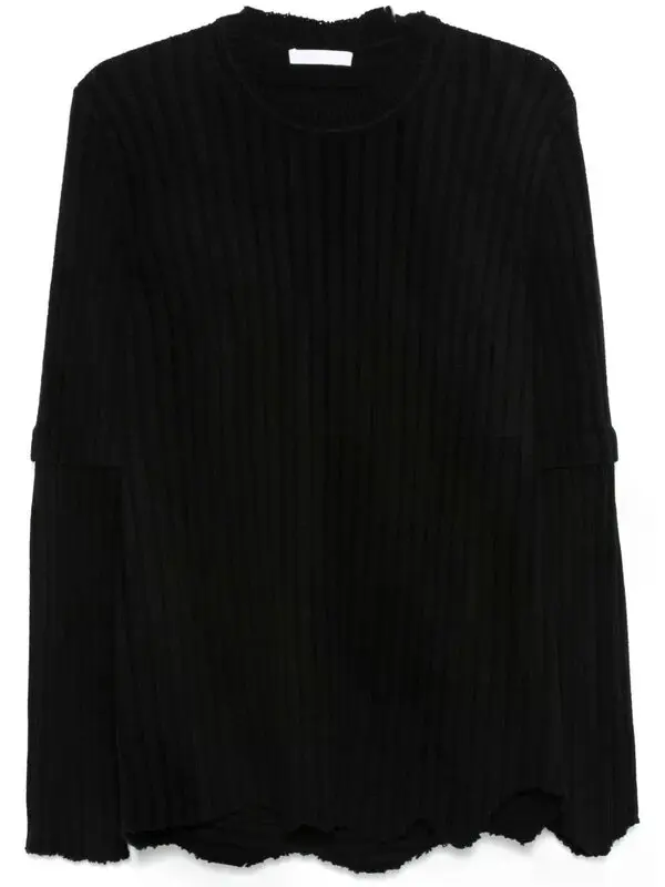 Helmut Lang Ribbed-knit Sweater
