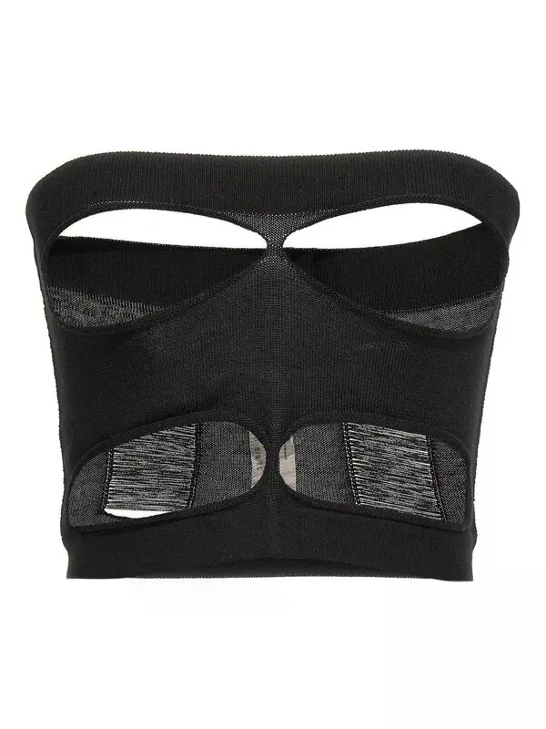 Rick Owens Tanja Bandeau Top - Black