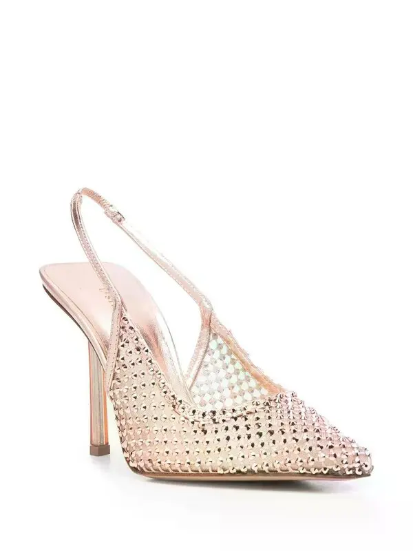 LE SILLA 100mm Gilda Crystal-embellished Slingback Pumps