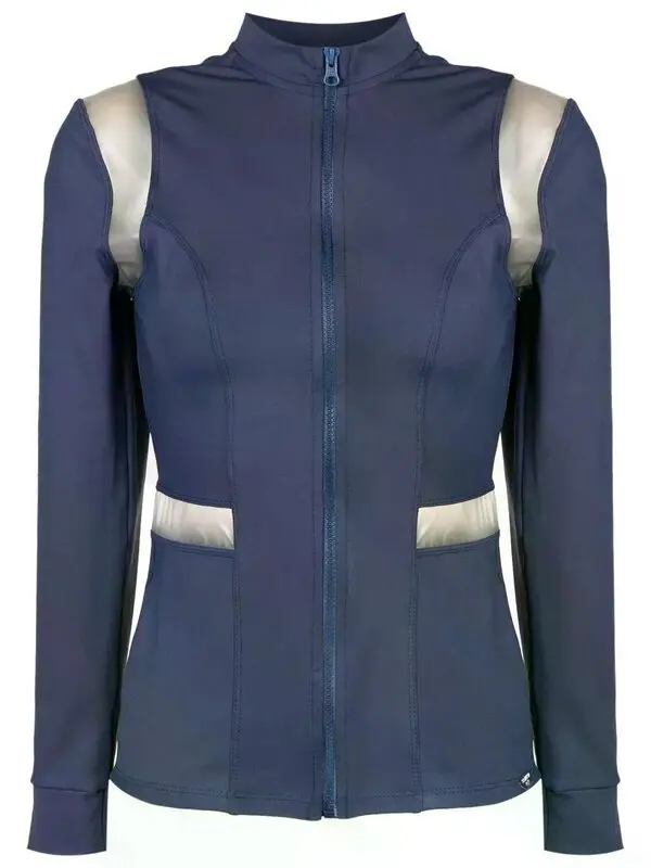 AMIR SLAMA Manly Performance Track Jacket - Blue