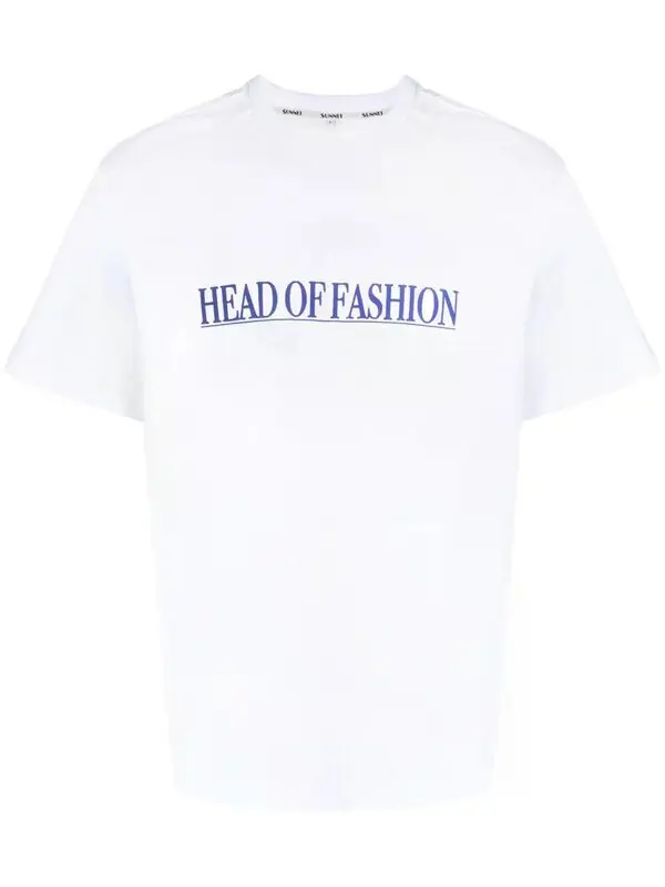 Sunnei Logo-patch Cotton T-shirt
