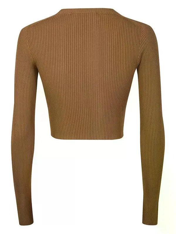 Max Mara Ribbed Long-sleeve Top