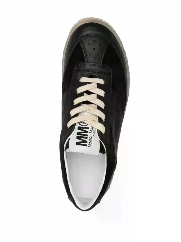 MAISON MARGIELA 6 Court Low-top Sneakers - Black
