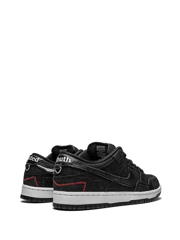 Nike Sb Dunk Low Wasted Youth Sneakers - Black