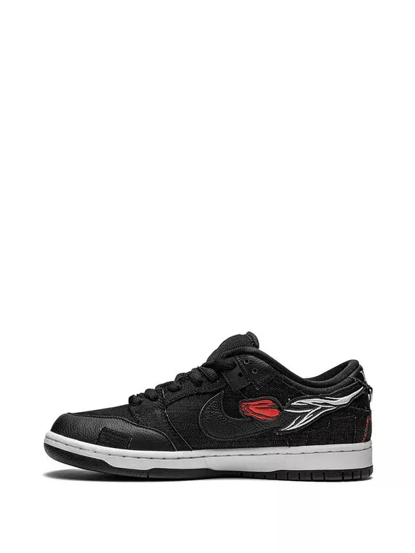 Nike Sb Dunk Low Wasted Youth Sneakers - Black