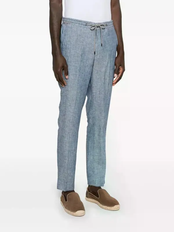 Corneliani Tapered-leg Trousers - Blue