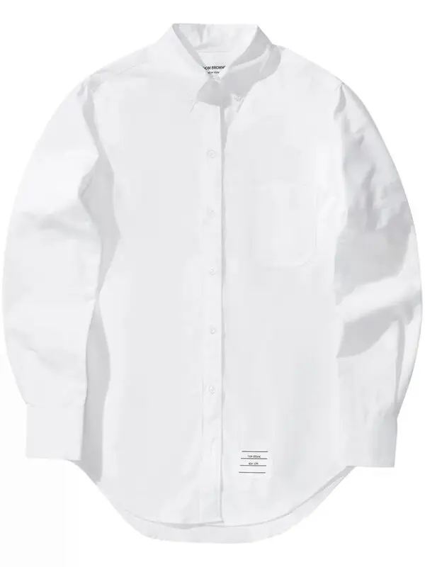 Thom Browne Long-sleeve Button-fastening Shirt - White