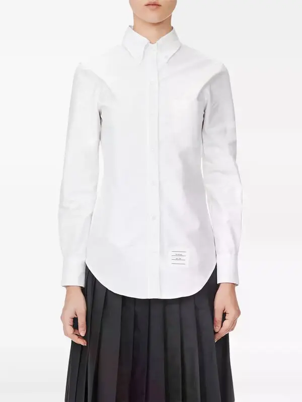 Thom Browne Long-sleeve Button-fastening Shirt - White