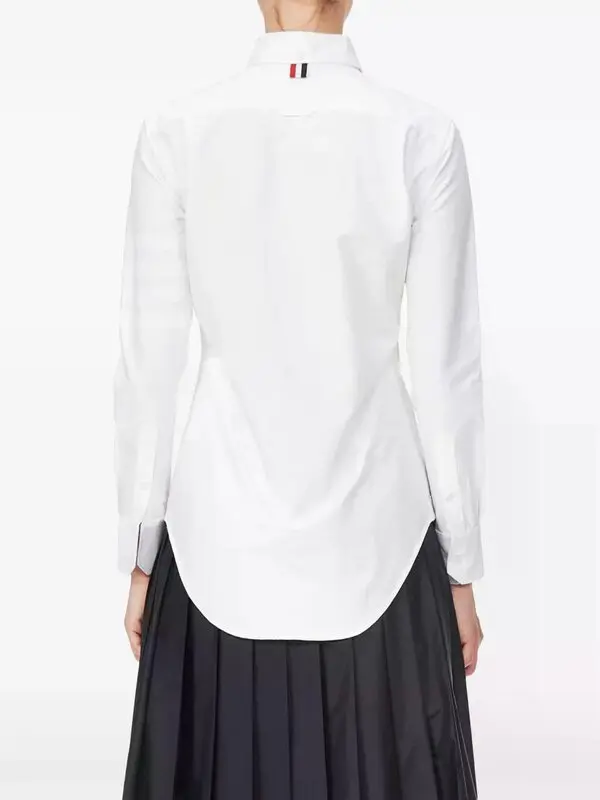 Thom Browne Long-sleeve Button-fastening Shirt - White