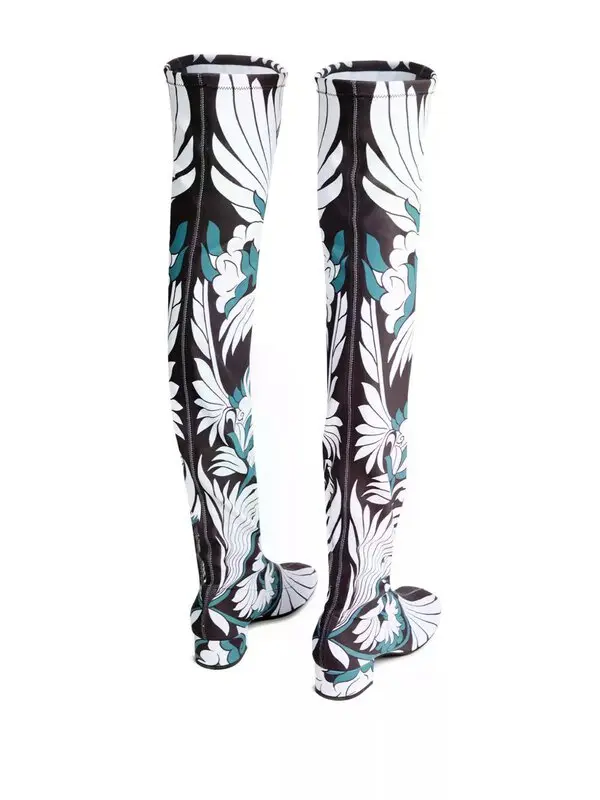 La DoubleJ Edie Graphic-print Boots