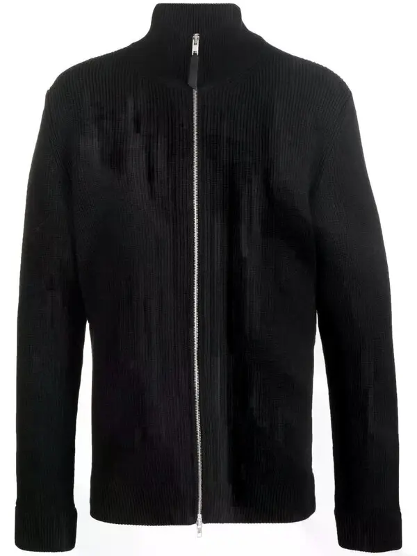 MAISON MARGIELA Ribbed Zip-up Cardigan