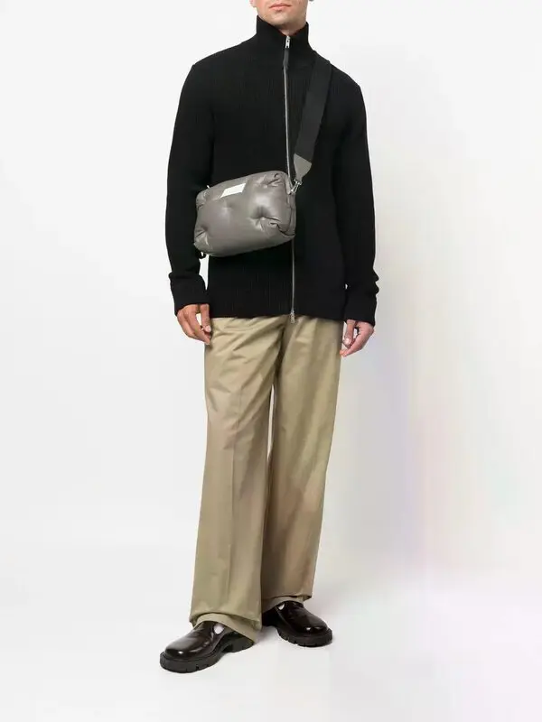 MAISON MARGIELA Ribbed Zip-up Cardigan