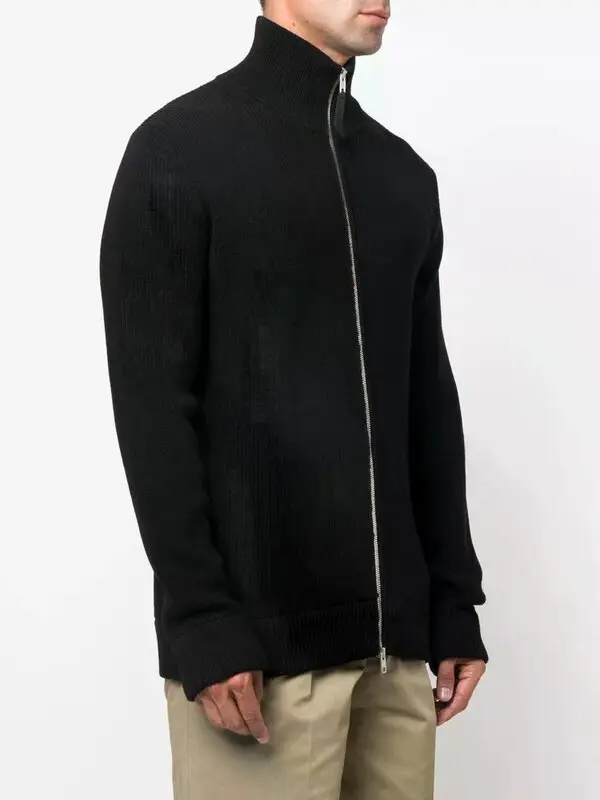 MAISON MARGIELA Ribbed Zip-up Cardigan