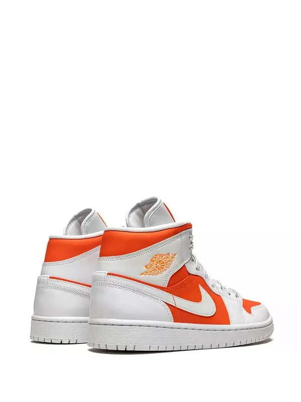 JORDAN Air 1 Mid Se Bright Citrus Sneakers - White