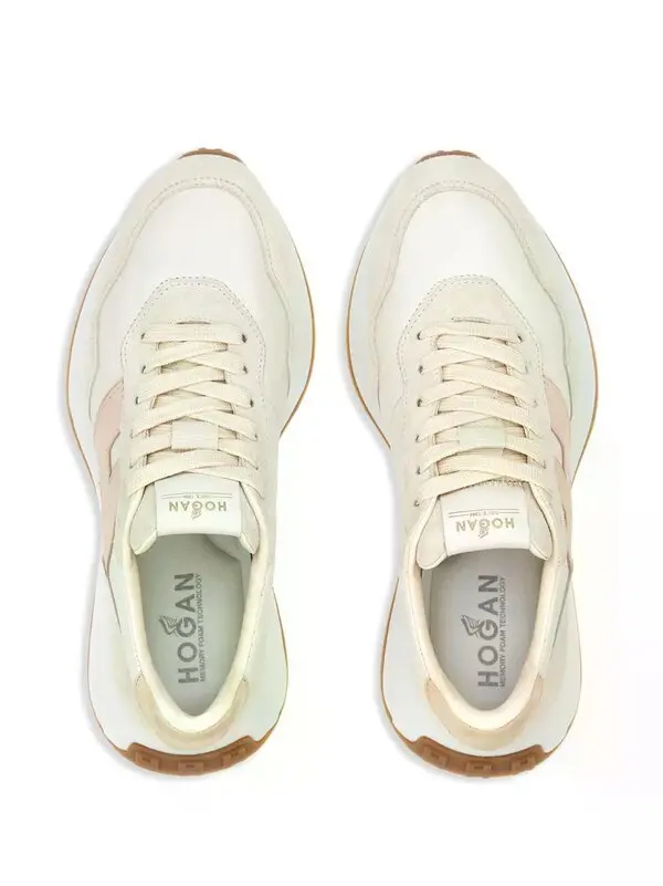 Hogan Logo-patch Sneakers - Neutrals