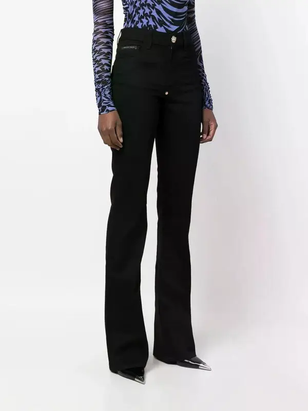 Philipp Plein High-waisted Flared Jeans