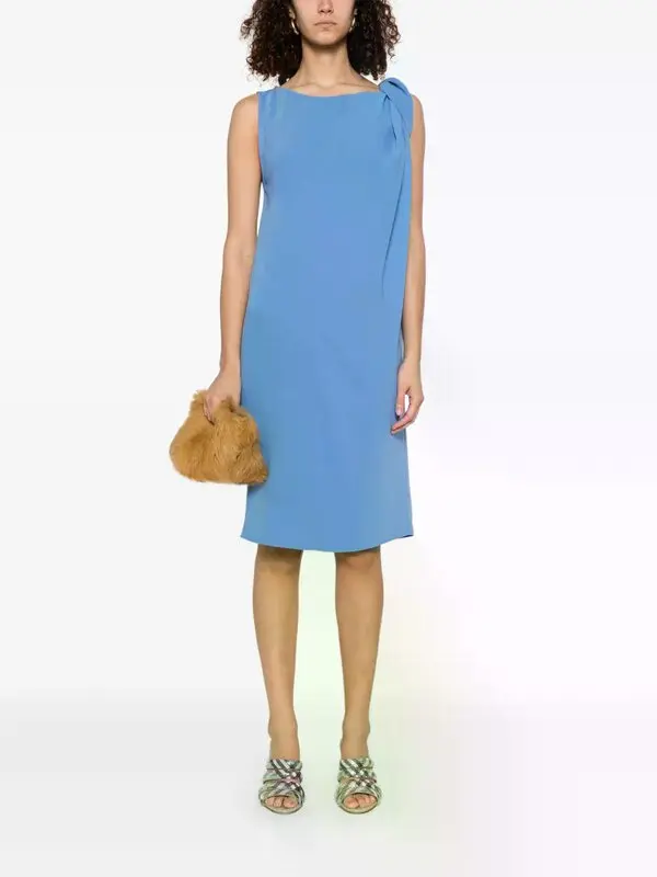 P.a.r.o.s.h Twist-detailing Midi Dress