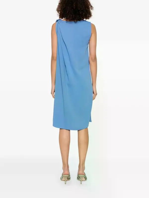 P.a.r.o.s.h Twist-detailing Midi Dress