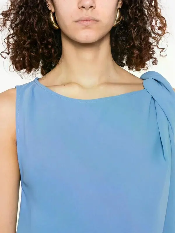 P.a.r.o.s.h Twist-detailing Midi Dress