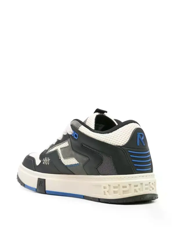 REPRESENT Panelled Leather Sneakers - Black