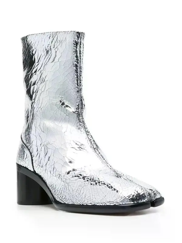 MAISON MARGIELA Tabi Broken Mirror Ankle Boots