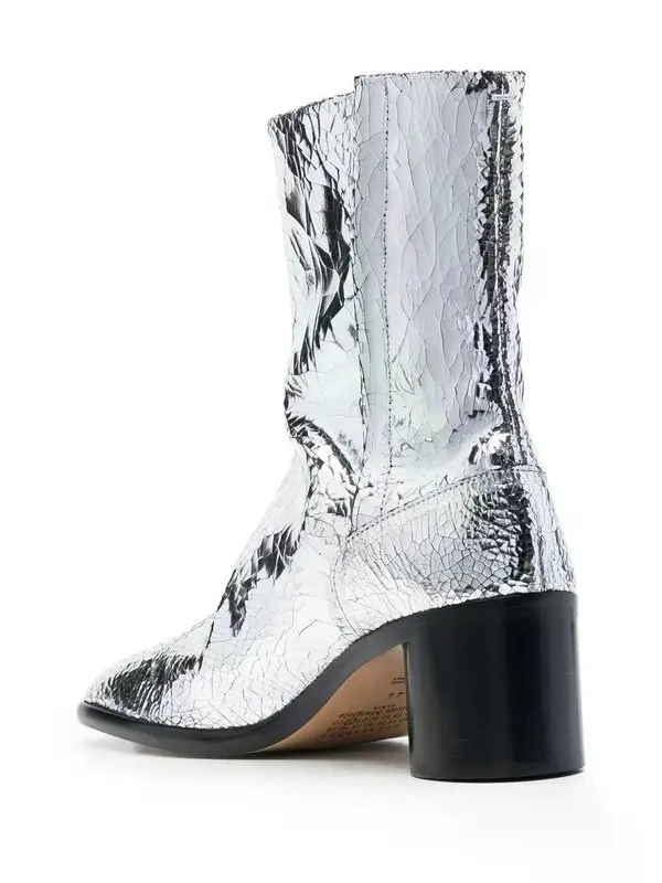 MAISON MARGIELA Tabi Broken Mirror Ankle Boots