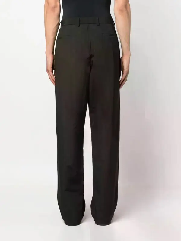 Prada Logo-patch Wide-leg Trousers