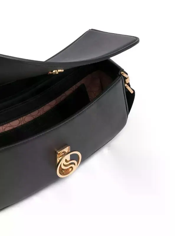 Stella McCartney Logo Clasp Flap Shoulder Bag