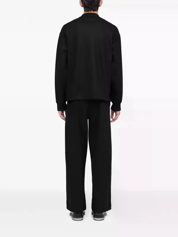 JIL SANDER Zip-up Wool Sweatshirt
