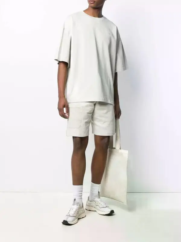 A-COLD-WALL* Embroidered Logo Track Shorts - Neutrals