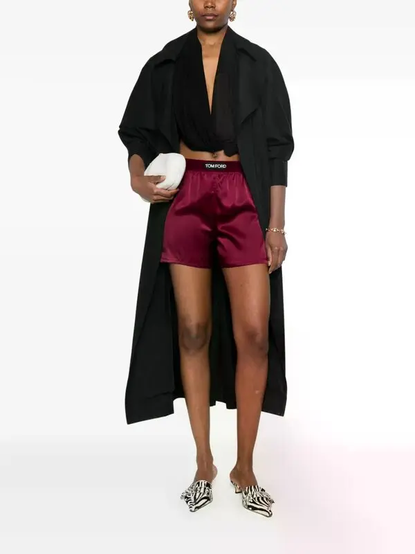 TOM FORD Stretch-silk Shorts
