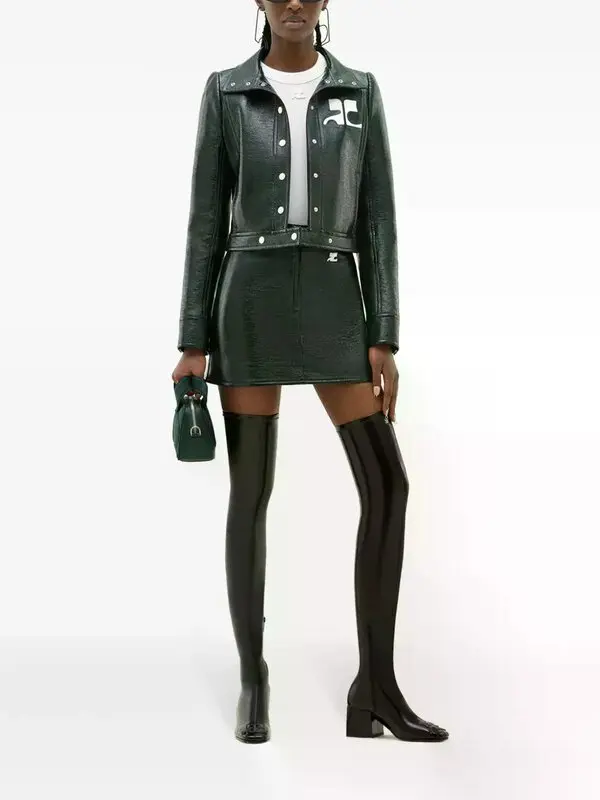 COURREGES Reedition Vinyl Jacket - Green